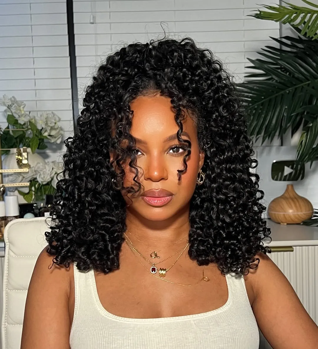 OhMyPretty Water Wave M-Cap 9x6 Wear Go Glueless Wig Short Bob Wig Min