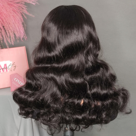 OhMyPretty Wear Go Glueless Ocean Wave 7x5 Lace Wig With Pre-plucked E